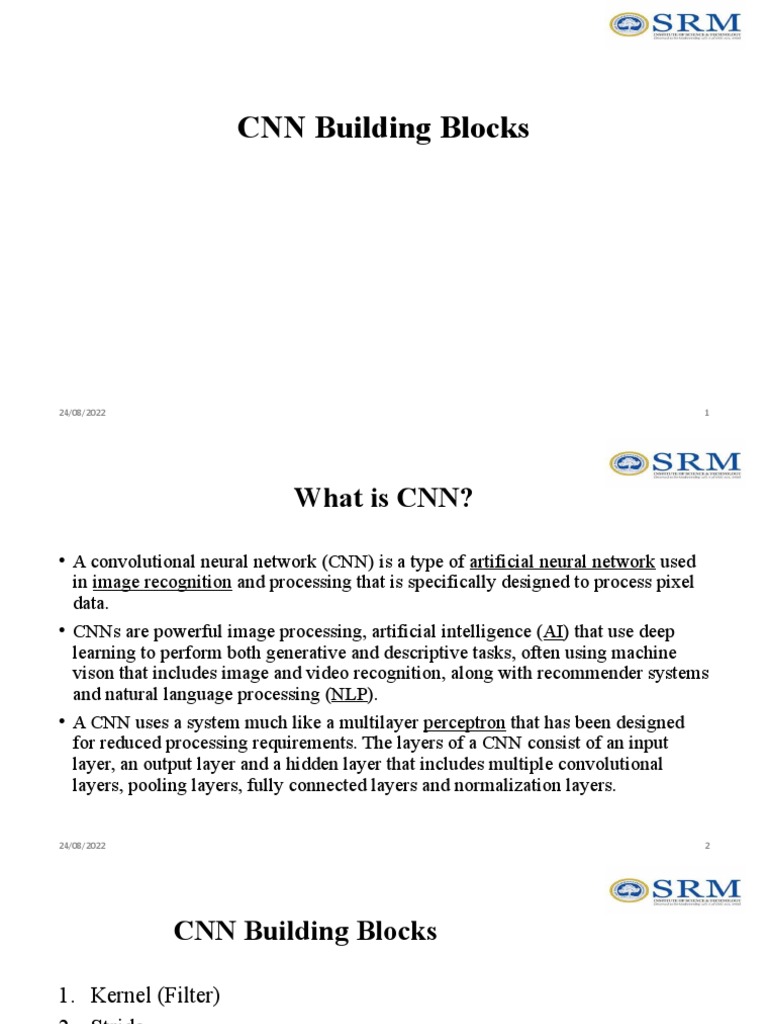 CNN Building Blocks | PDF | Computing | Computational Neuroscience