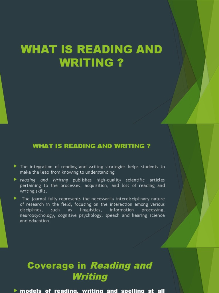 Reading and Writing | PDF | Narrative | Essays
