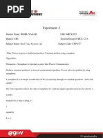 Producer Consumer Problem | PDF | Operating System Technology | Systems Engineering