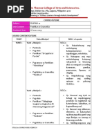 Filipino 10 Weekly-Learning-Plan-Quarter-1 | PDF