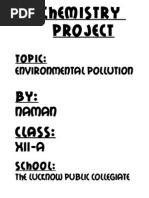 Project On Water Pollution | PDF | Water Pollution | Water