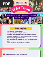 1980s Internet Scavenger Hunt Quiz | PDF | Leisure | Entertainment ...