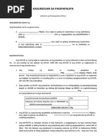 Acknowledgment Receipt Tagalog | PDF