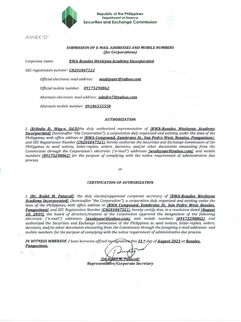 MC28 Report Rwa | PDF