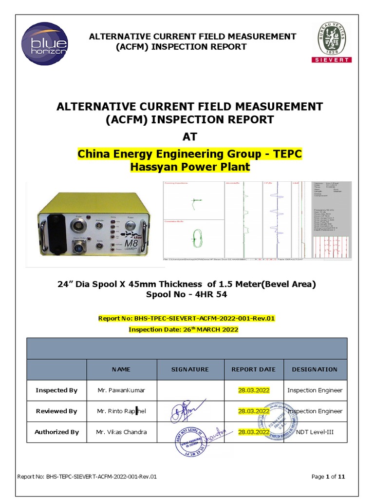 BHS-TEPC-SIEVERT-ACFM-2022-001-Rev.01 - ACFM Inspection (Hassyan Power ...
