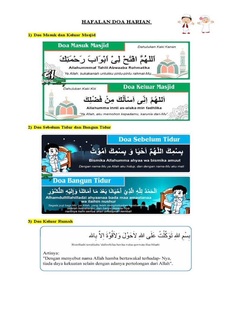 JUDUL DOA HARIAN | PDF