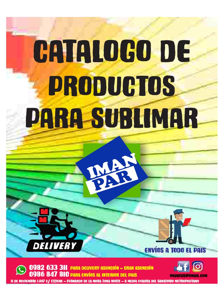 Catálogo de Productos para Sublimar | PDF | Color | Visión
