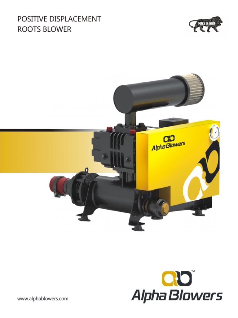 Alpha Blowers: Roots Blower Solutions | PDF | Pump | Mechanical Engineering