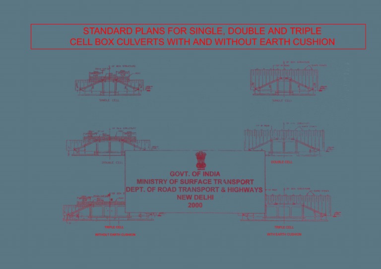 1 - Pdfsam - BOX Culvert Standard Drawings | PDF