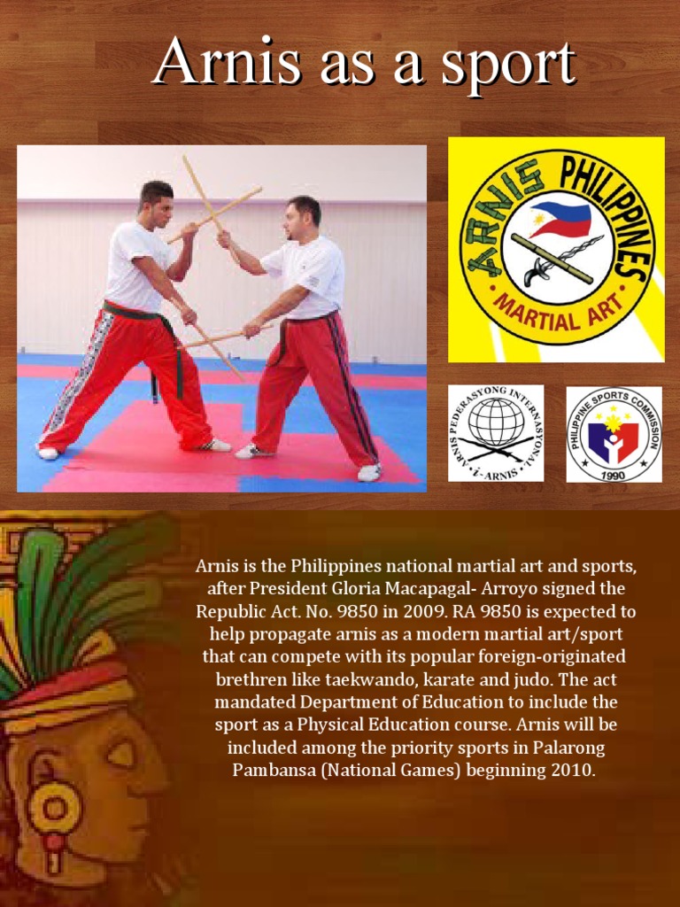 Arnis as a Philippine national sport and martial art | PDF | Combat ...