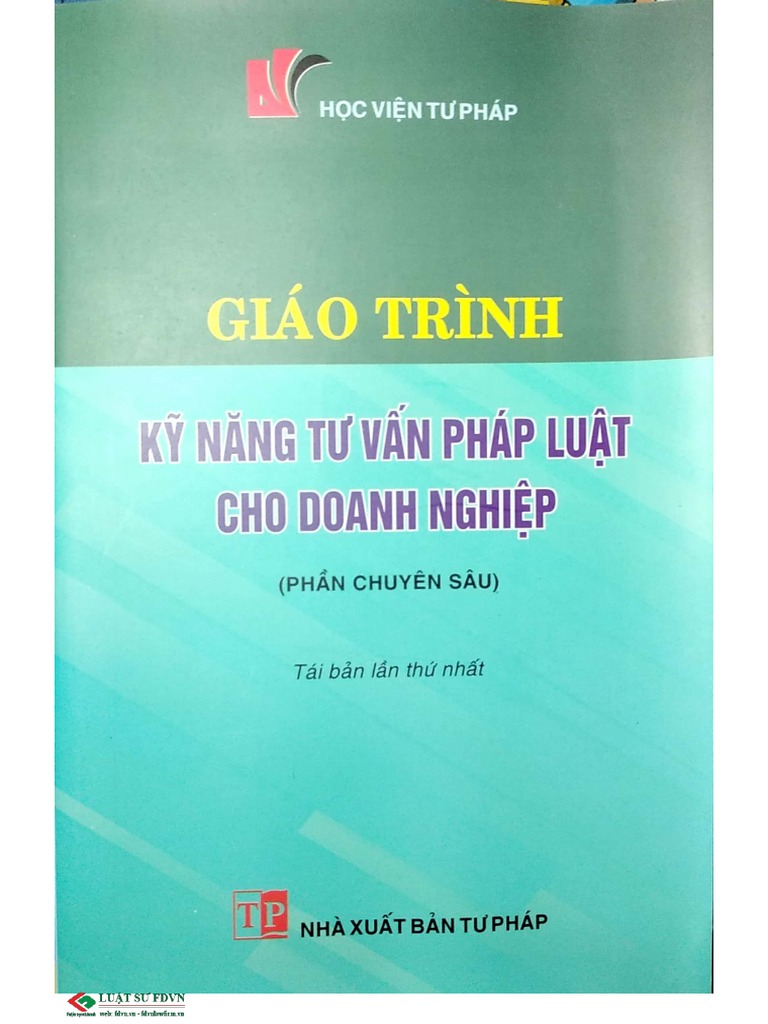 Giao Trinh Ky Nang Tu Van Phap Luat Cho Doanh Nghiep | PDF
