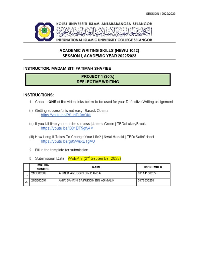 Nbwu1042 Reflective Writing Assignment Form | PDF | J. K. Rowling