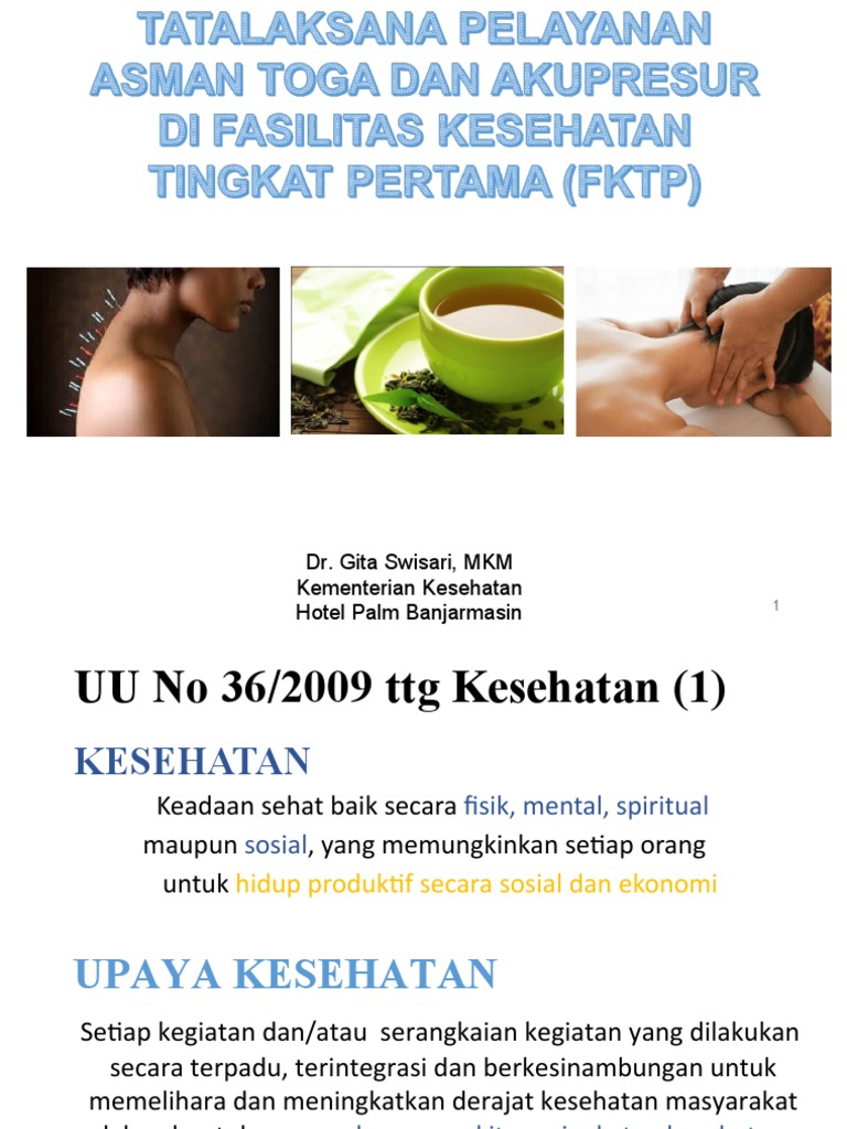 Tatalaksana Penyelenggaraan Akupresur Di FKTP | PDF Tatalaksana Penyelenggaraan Akupresur Di FKTP | PDF