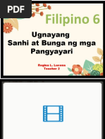 FILIPINO 6 (Aralin 5 Q4) - Paggawa NG Dayagram Sa Pagpapakita NG Ugnayan NG Sanhi at Bunga at ...