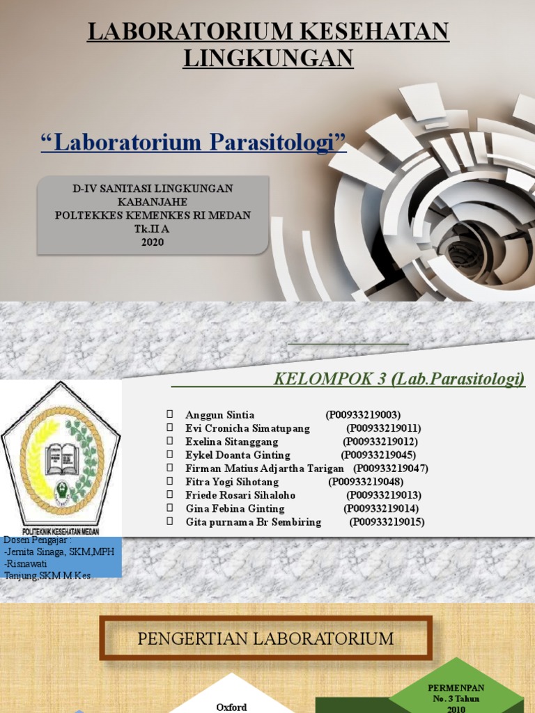 Laboratorium Parasitologi Kel 3 | PDF