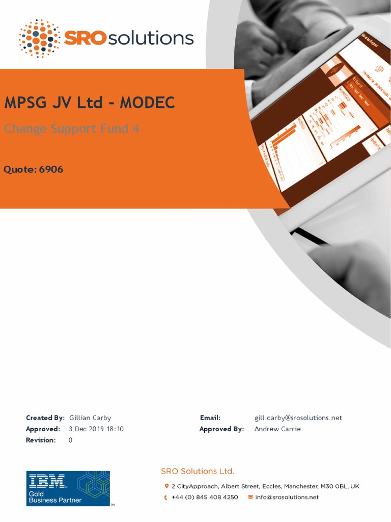 MPSG JV LTD - Modec: Change Support Fund 4 | Download Free PDF | Taxes ...
