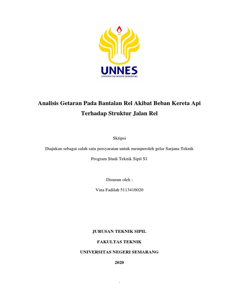 Analisis Getaran Rel Kereta Api | PDF