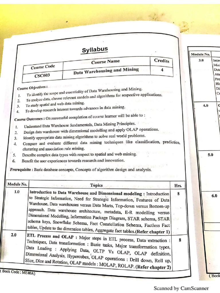 Data Warehouse And Mining Techmax Compressed Pdf Data Warehouse