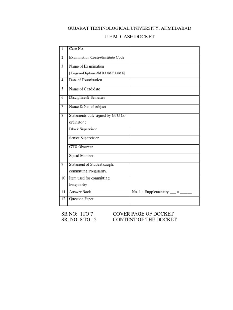 Ufm Case Format | PDF | Test (Assessment) | Academia