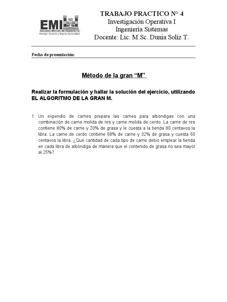 Practica 4 - Io1 | PDF