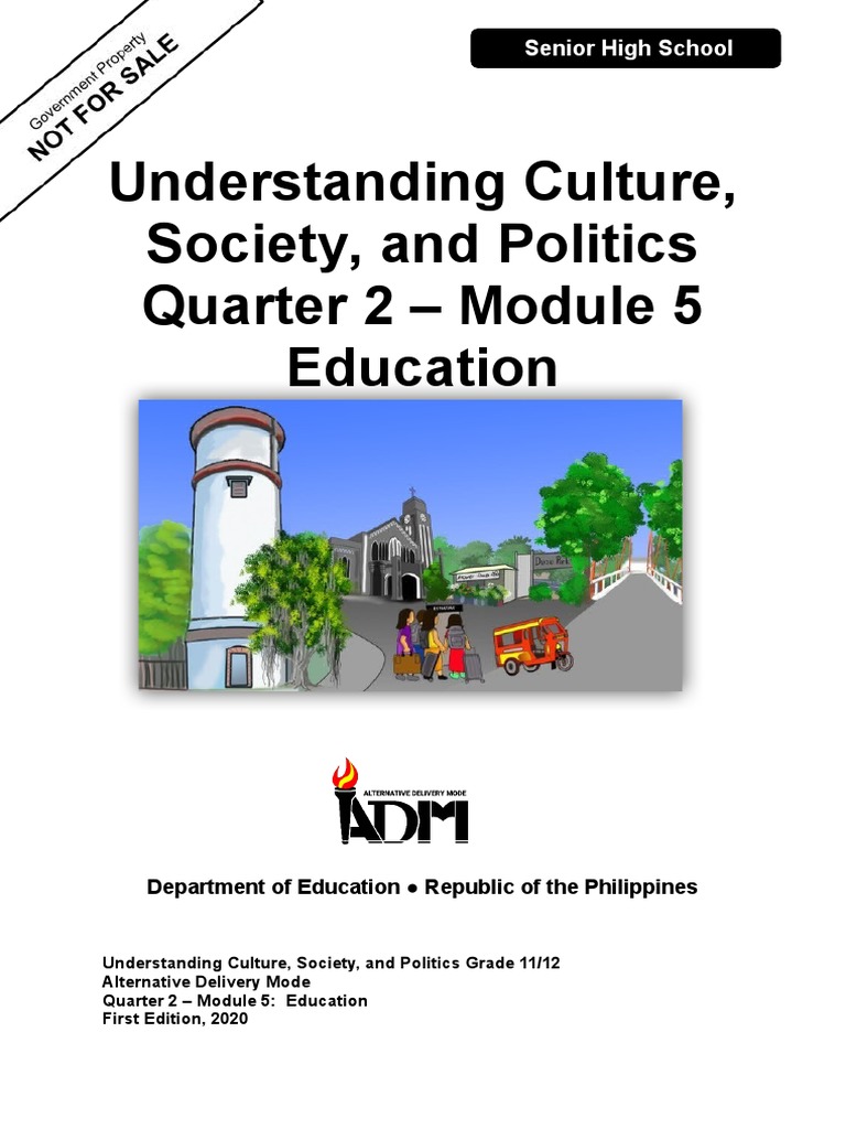 Ucsp - q2 - Mod5 - Education - v2 | PDF | Schools | Learning