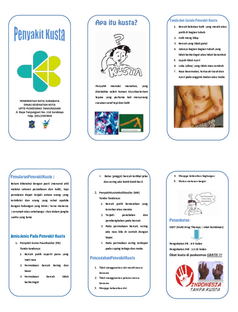 Leaflet Kusta | PDF