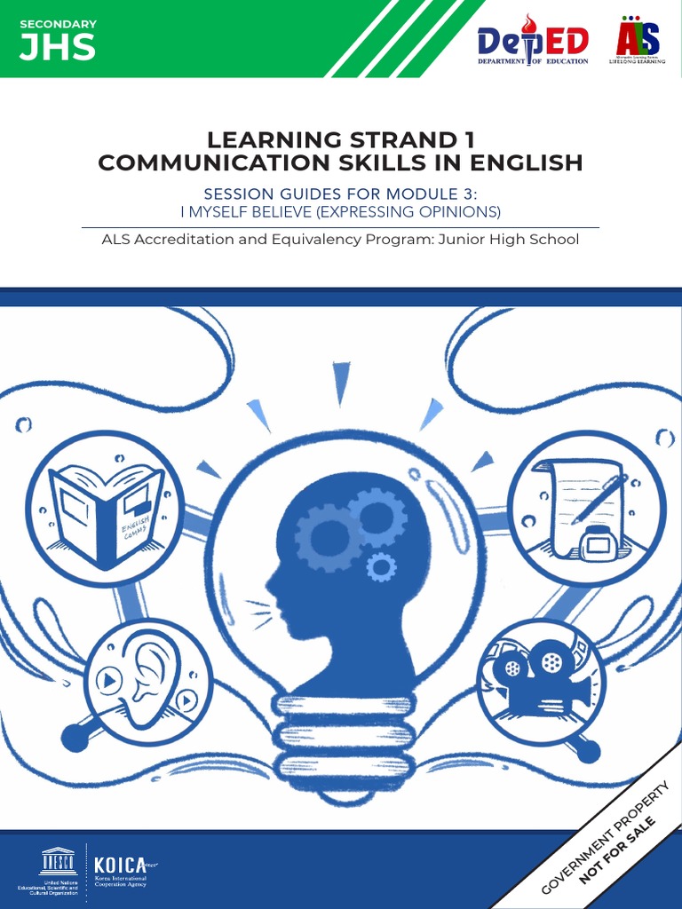 Unesco Als Ls1 English m03 SG (v1.1) | PDF | Grammatical Number ...