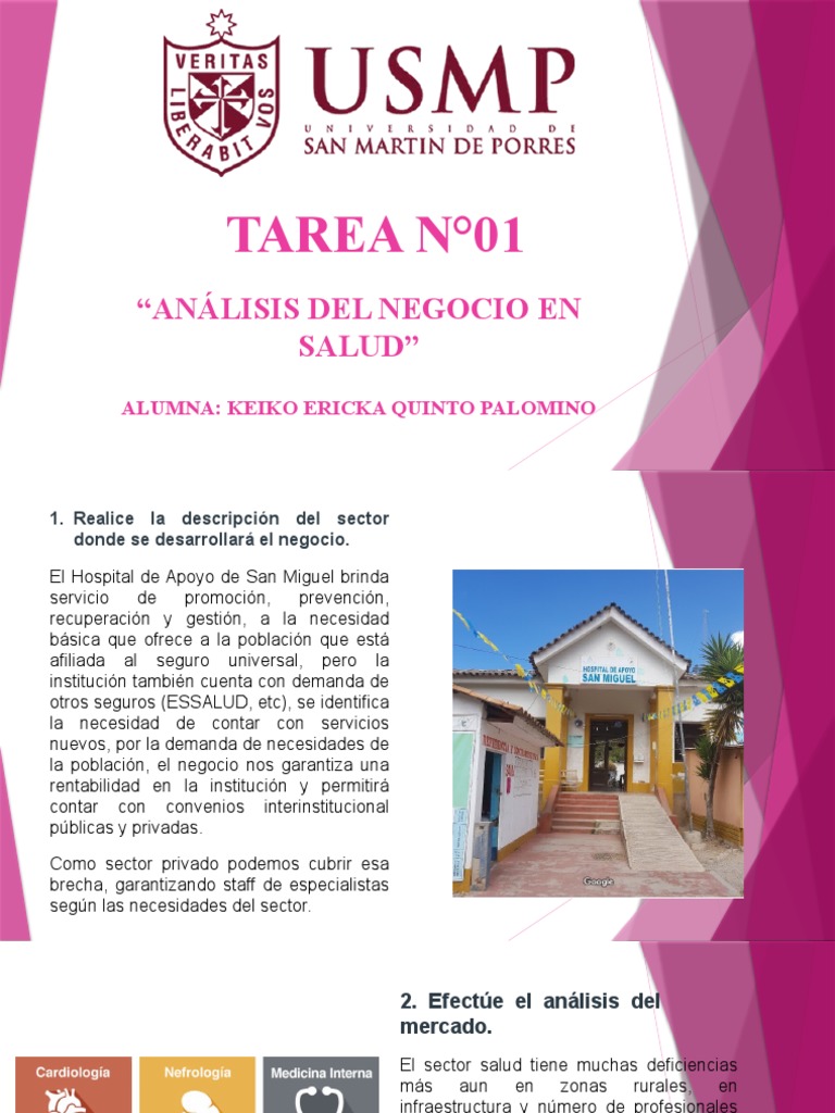 Tarea N°01 Keiko Ericka Quinto Palomino | PDF | Hospital | Marketing