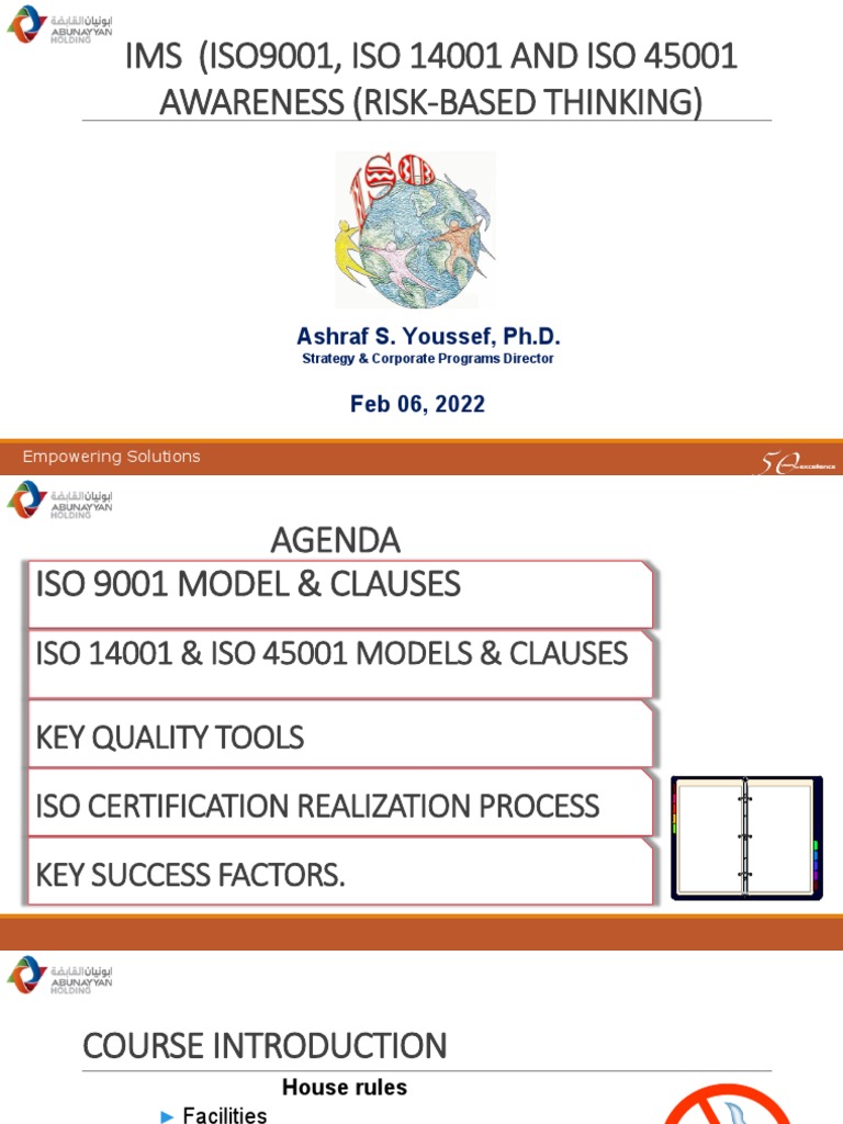 IMS Awarness Training | PDF | Quality Management System | Audit