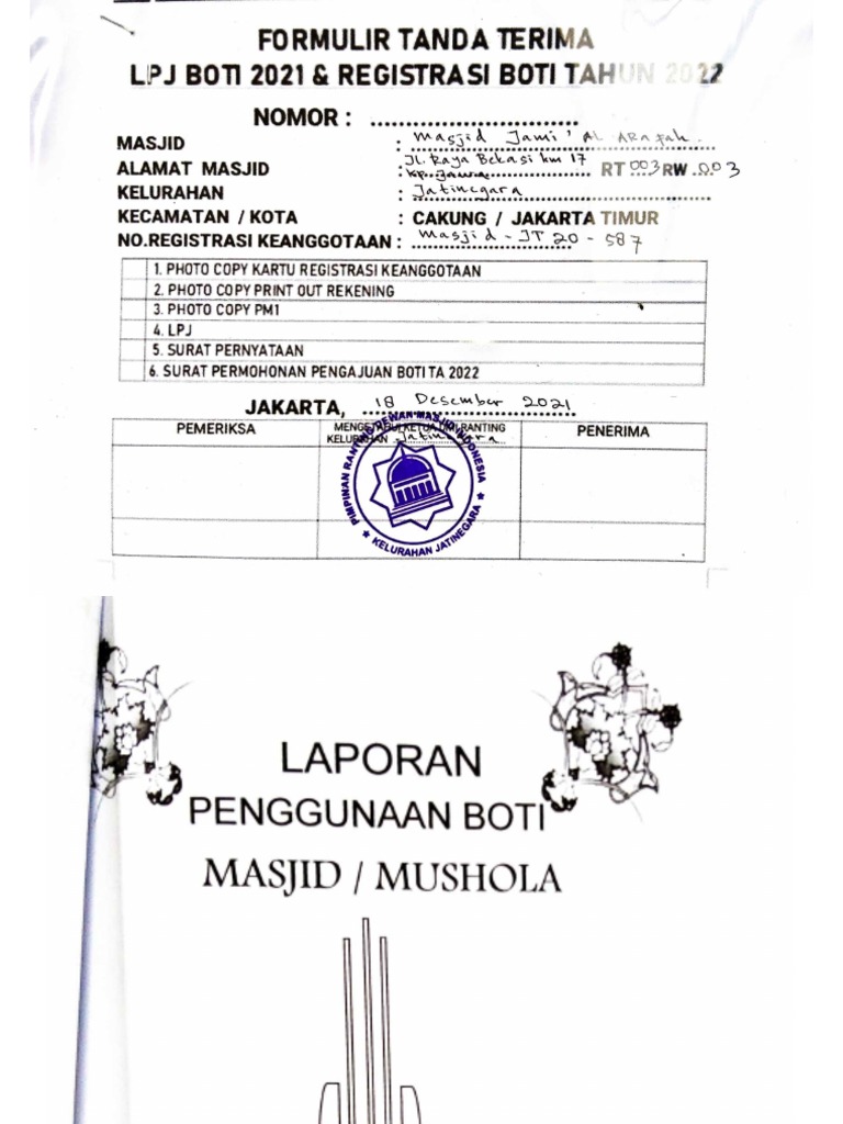 2.contoh LPJ THN 2021 & Daftar Ulang Boti DKM Ulul Albab TH 2022 Ok ...
