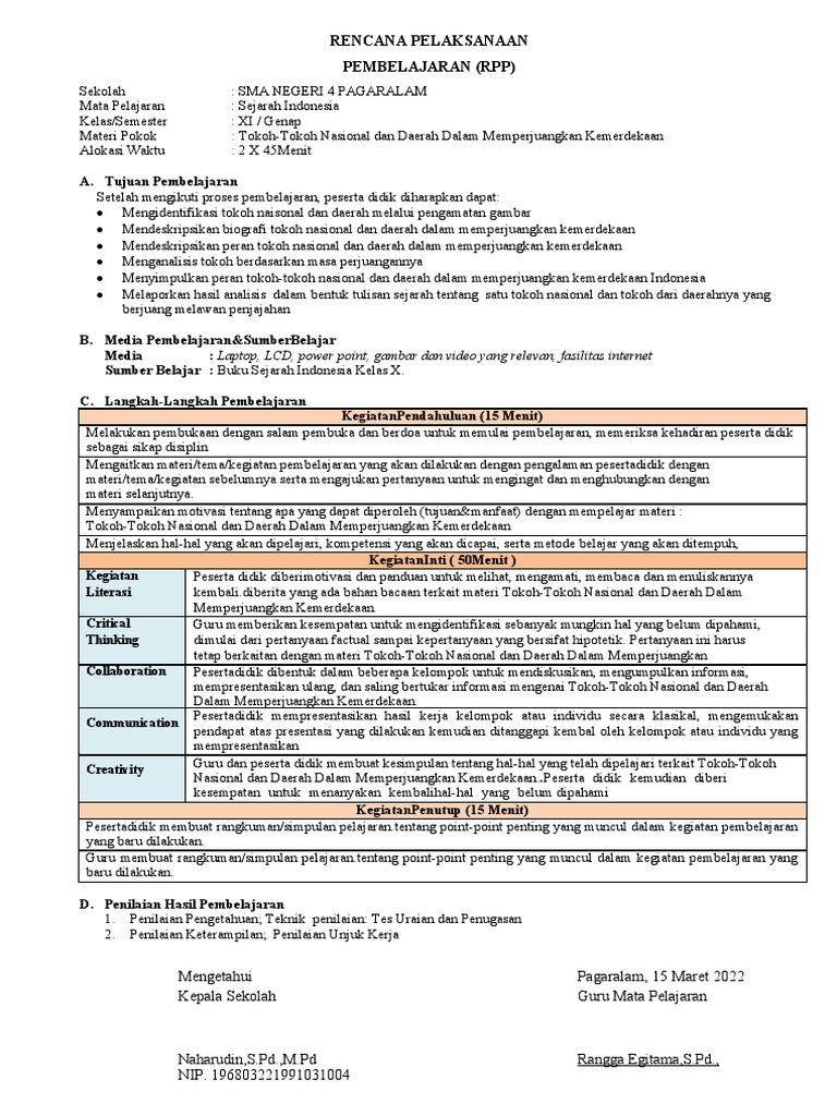 RPP Supervisi | PDF | Karier & Perkembangan