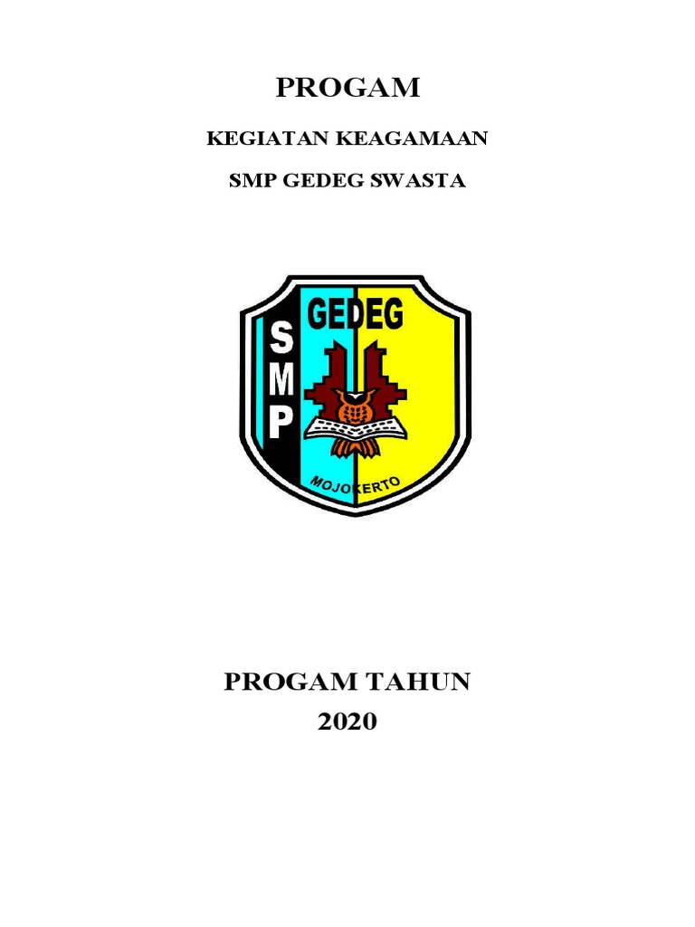 Program Kegiatan Keagamaan SMP Gedeg | PDF | Karier & Perkembangan ...