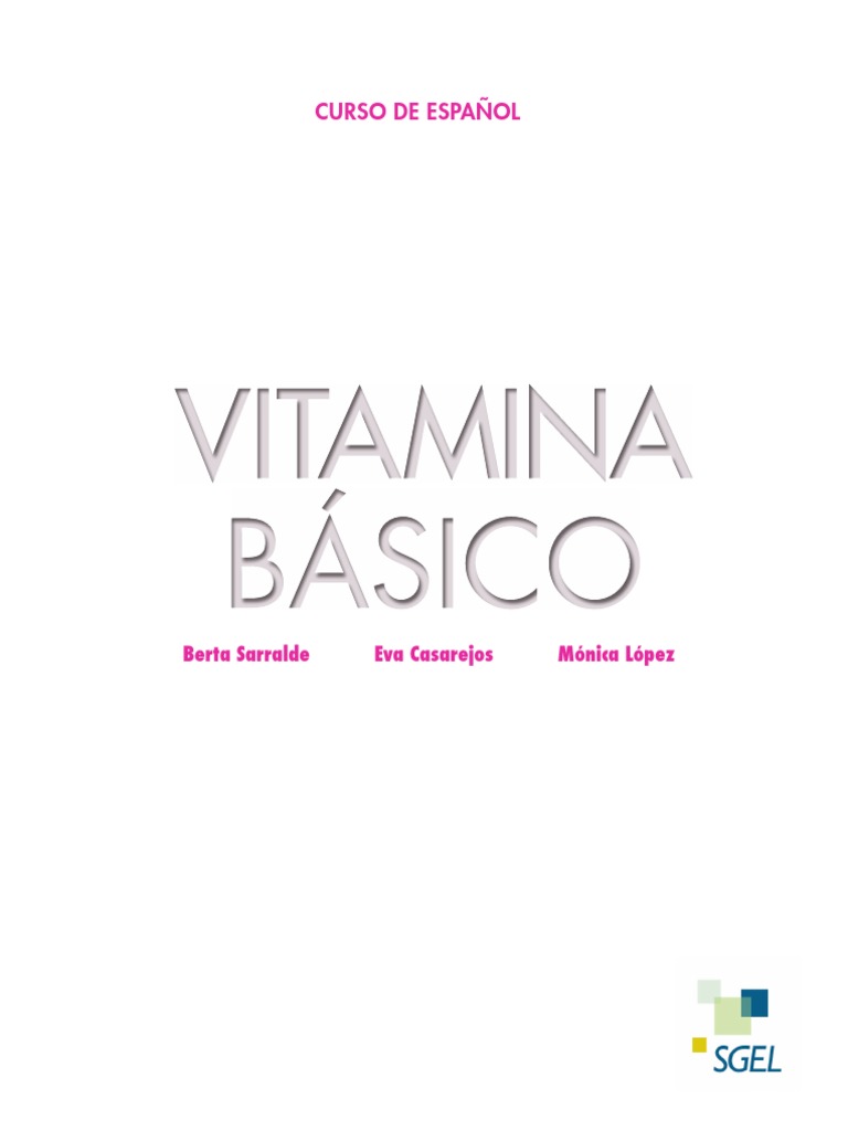 VItamina A1 - A2 - Libro Alumno | PDF | Lengua española | Verbo
