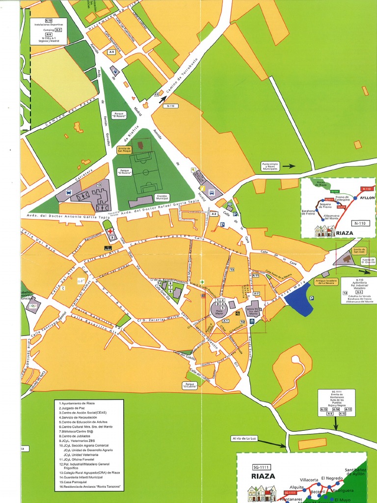 Mapa de Riaza 2 | PDF