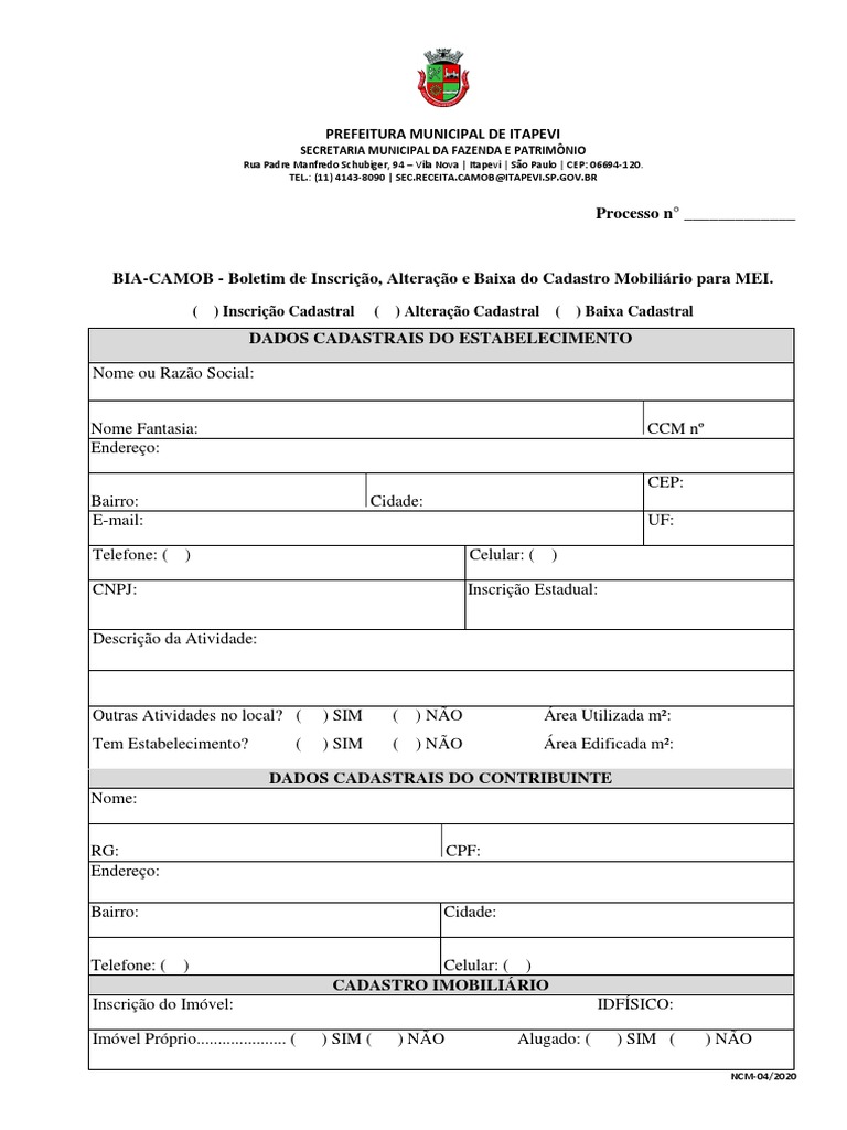 Form - e Doc Mei | PDF | Brasil
