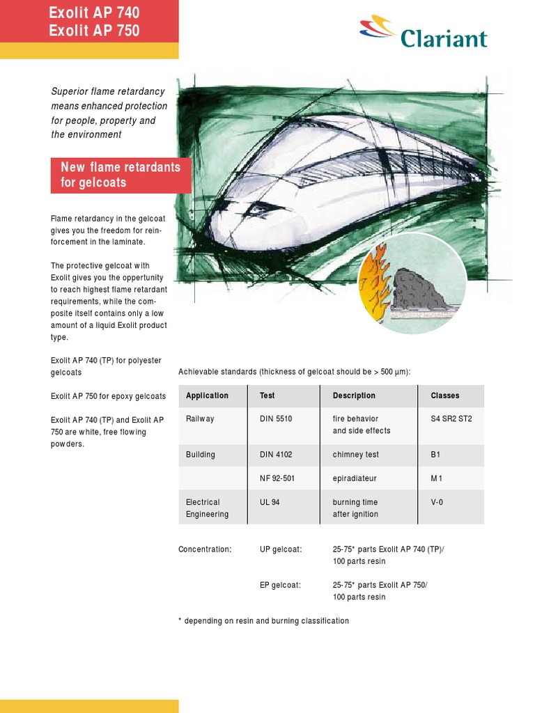 Exolit AP 740, AP 750 (F (EXOLITAP) GB) | PDF | Combustion | Composite Material
