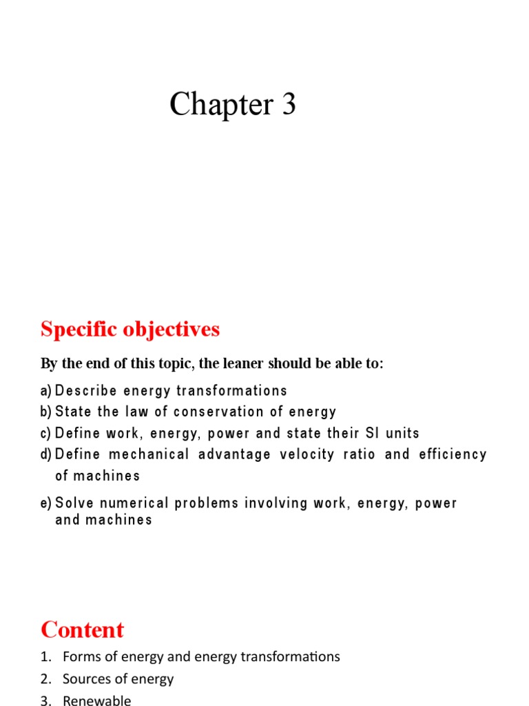 Work, Energy, and Power Overview | PDF | Potential Energy | Force
