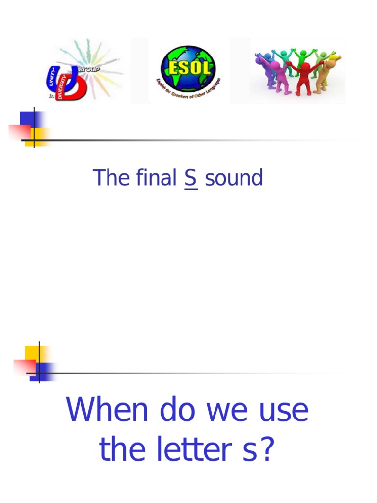 Final S Sound Variations | PDF | Languages | Language Arts & Discipline