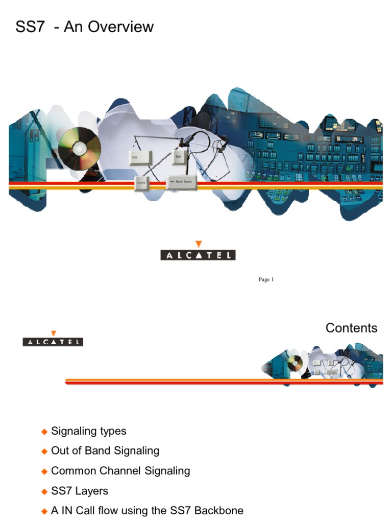 Ss7 Session Alcatel | PDF | Osi Model | Computer Network
