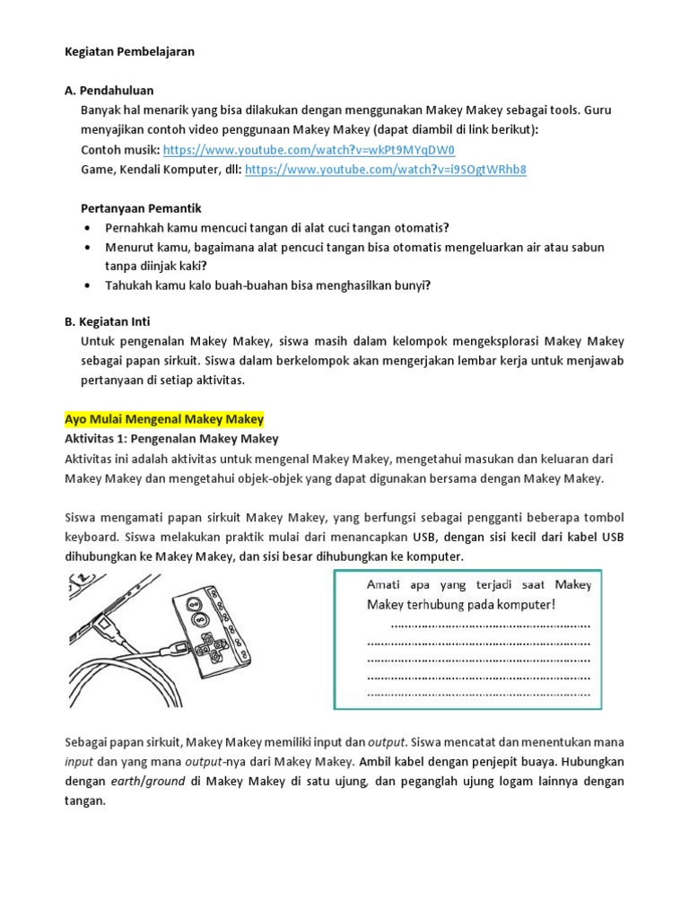 Mengenal dan Menggunakan Makey Makey | PDF