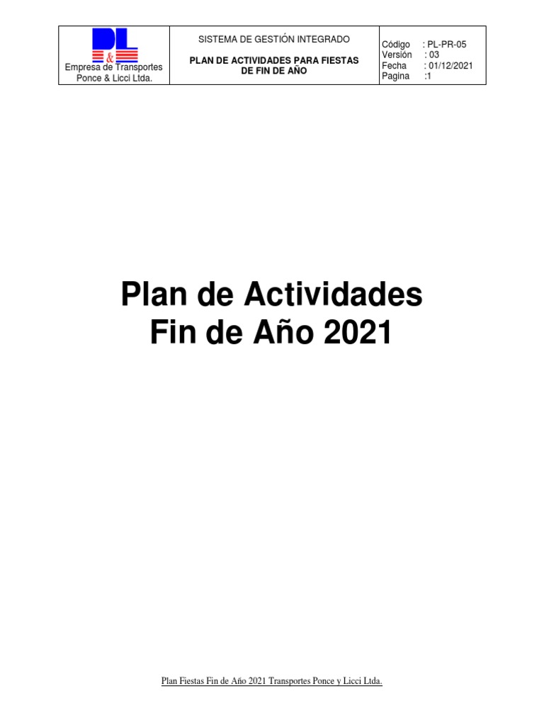 Plan Fiestas Fin de Año 2021-QB2 | PDF | Accidente de tráfico