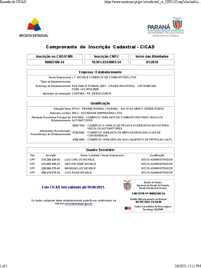 EmissÃ o Do CICAD | PDF | Brasil | Economias
