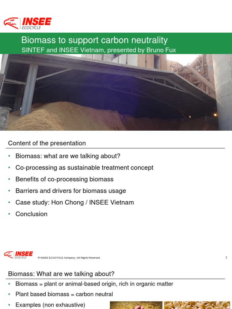09.30 Bruno Fux INSEE Ecocycle | PDF | Biomass | Cement