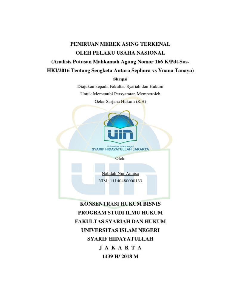 Nabilah Nur Annisa-Fsh | PDF