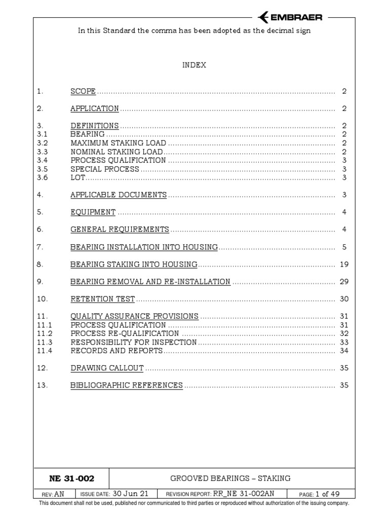 Grooved Bearings Staking Standard | PDF | Bearing (Mechanical) | Steel