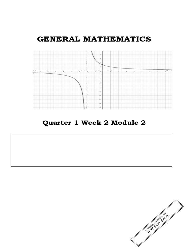 GENMATH 11 Q1 Week2 | PDF | Function (Mathematics) | Equations