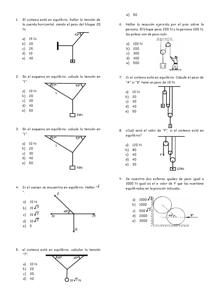 Estatica I Tarea | PDF