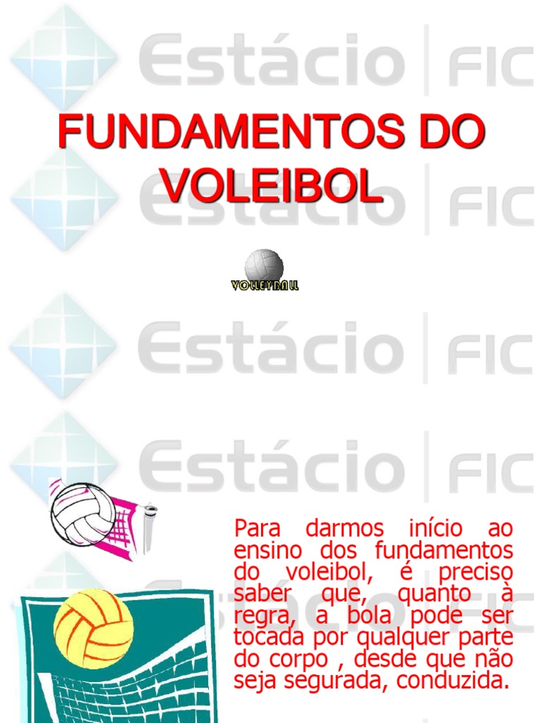 4) Fundamentos Do Volei | PDF | Voleibol