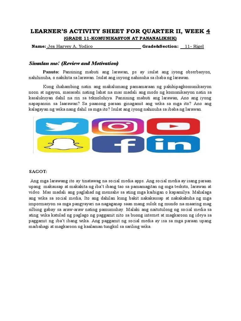 Kompan Las q2 w4 | PDF