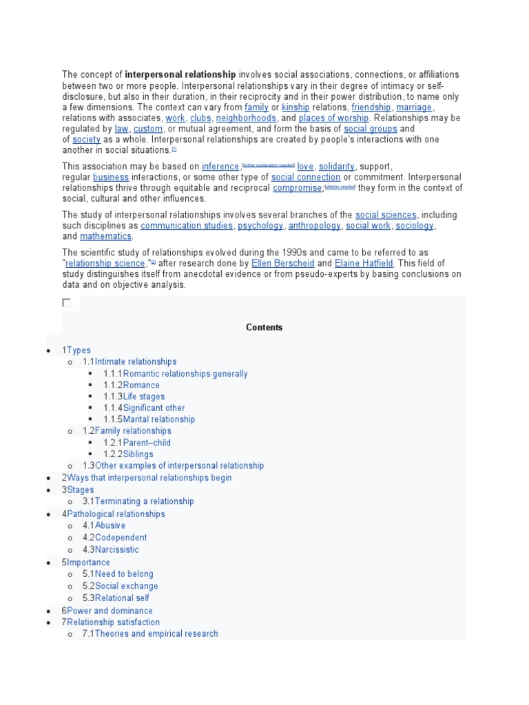 The Concept of | PDF | Interpersonal Relationships | Attachment Theory